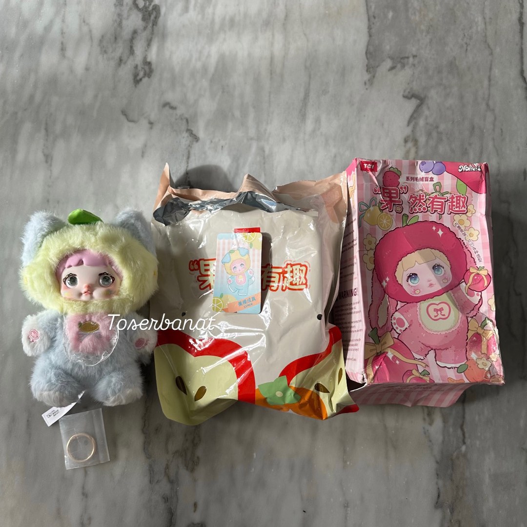 NEW nommi v3 fruit 100% original lemon series mata putar lucu plush toy ...