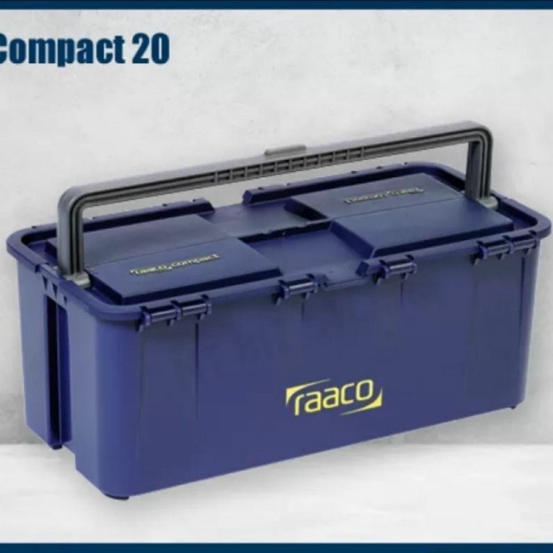 New Raaco Compact 20 Plastic Tool Box / Fishing Tackle Box / Toolbox ...