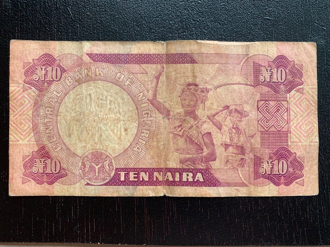 Nigeria 10 Naira 1979 Banknote, Hobbies & Toys, Collectibles ...