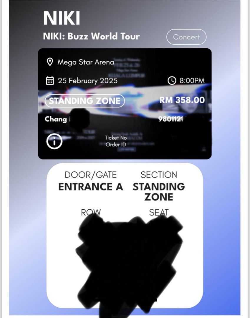 Niki Buzz tour 2025, Tickets & Vouchers, Event Tickets on Carousell