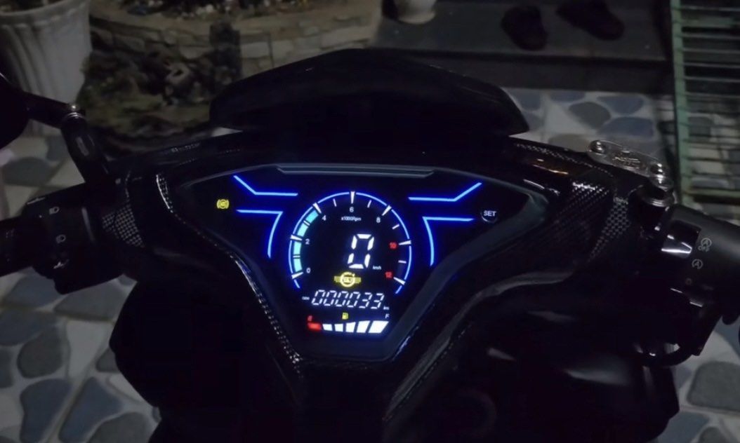 NVX AEROX 155 V2 NEW DIGITAL SPEEDOMETER SPEEDO, Motorcycles ...