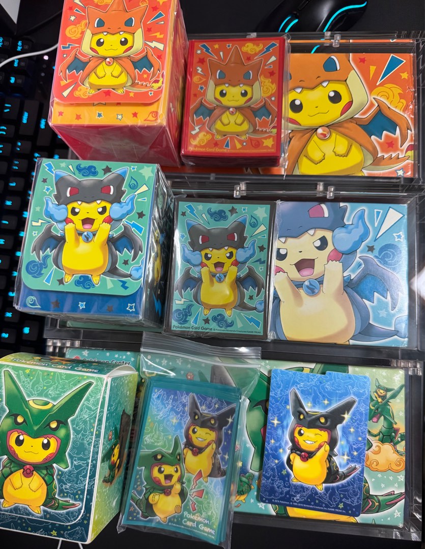 Opened poncho pokemon boxes charizard x y rayquaza wearing a poncho ...