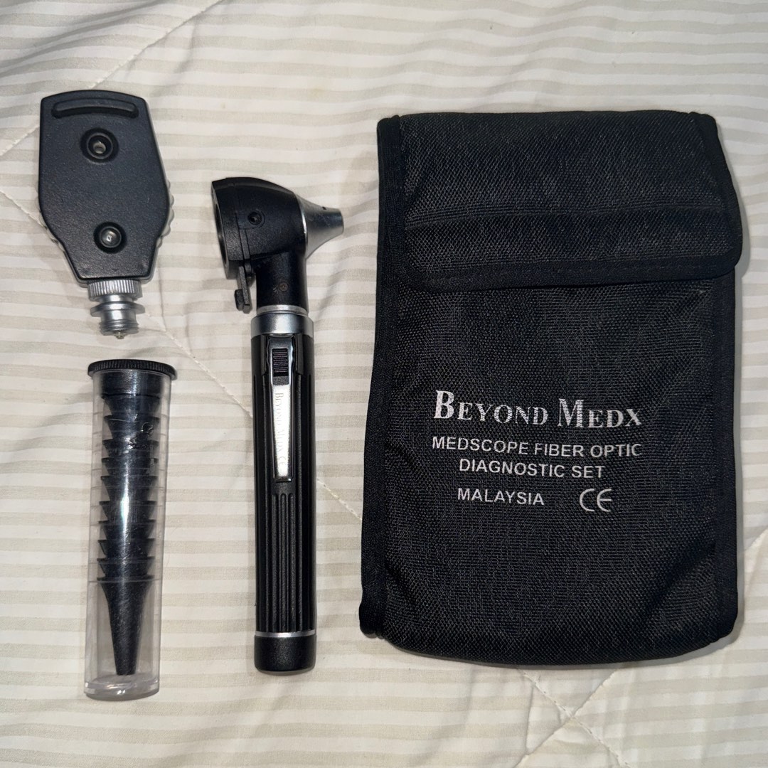 [Otoscope + Ophthalmoscope] Beyond Medx MedScope Fiber Optic Diagnostic Instruments Set, Health ...