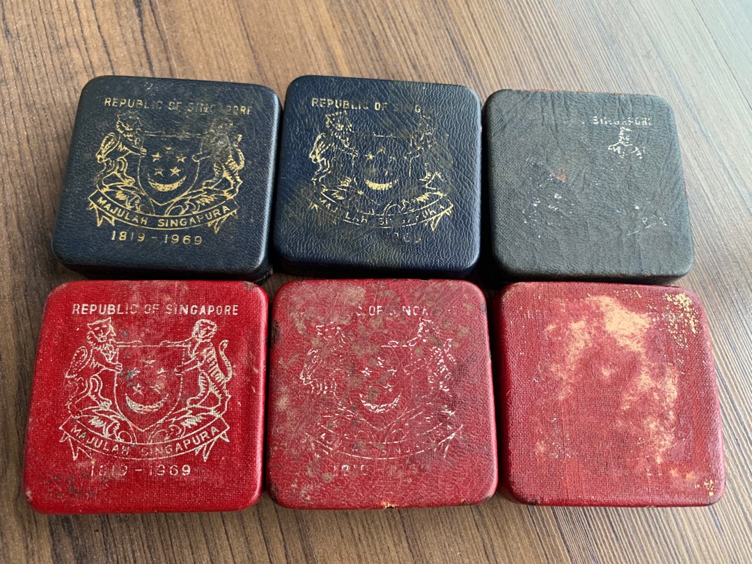 P889 - Singapore 1969 Gold Coin Empty Boxes (6 Boxes), Hobbies & Toys ...