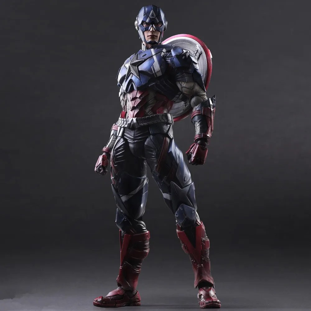 Captain America Play Arts Kai , Hobbies & Toys, Toys & Games on Carousell