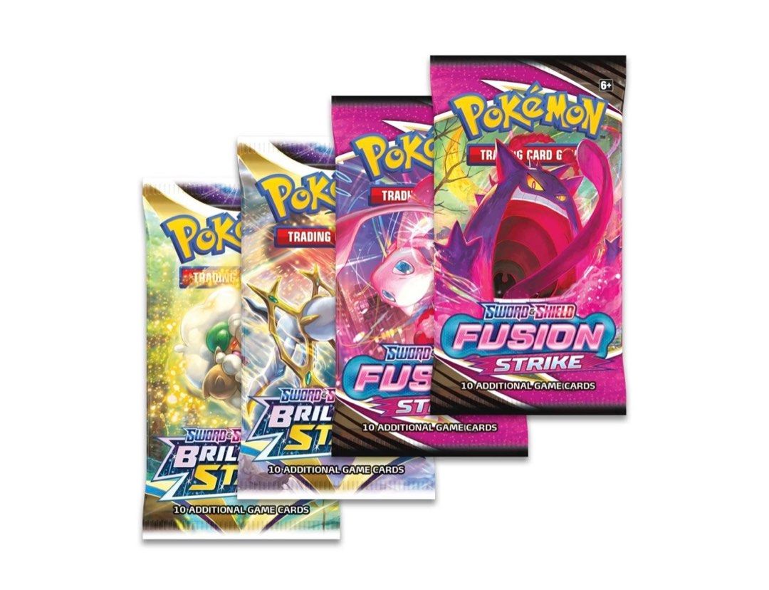 預訂 Pokemon tcg Ptcg 美版 Morpeko V Union Box Brilliant Stars Fusion Strike ETB Booster Box Pack ...