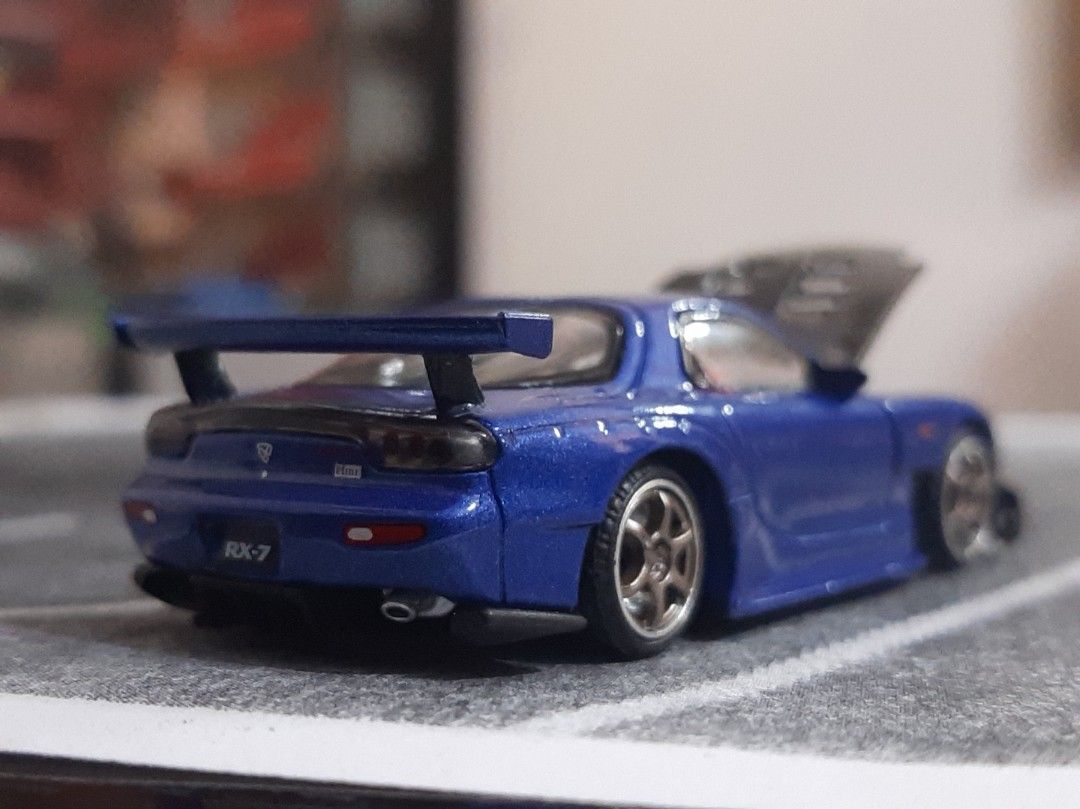 Pop Race 1/64 Mazda RX7 RE Amemiya, Hobbies & Toys, Toys & Games on ...