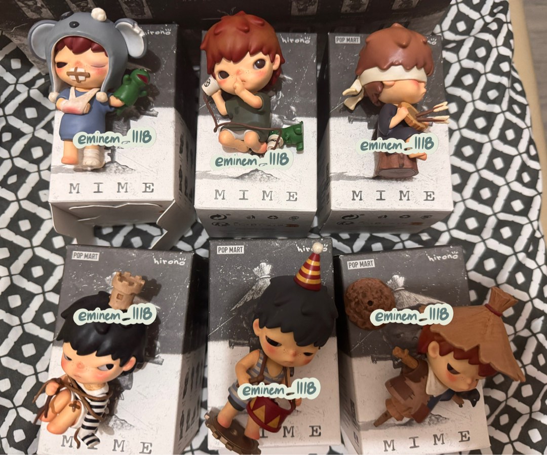 Popmart Hirono Mime, Hobbies & Toys, Toys & Games on Carousell