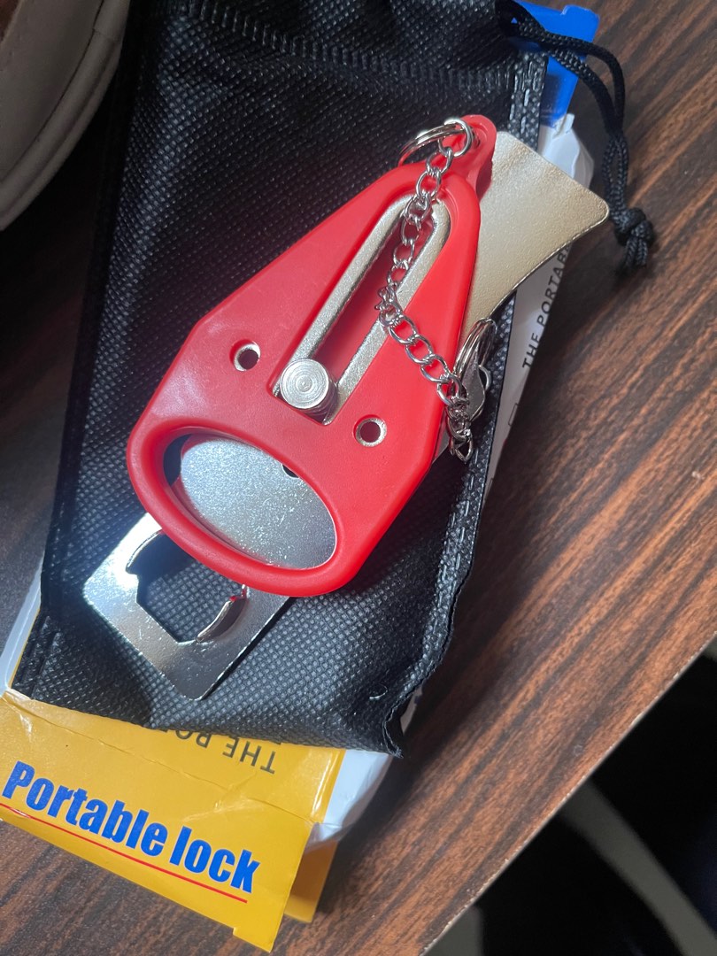 Portable lock for dorm, Furniture & Home Living, Security & Locks ...