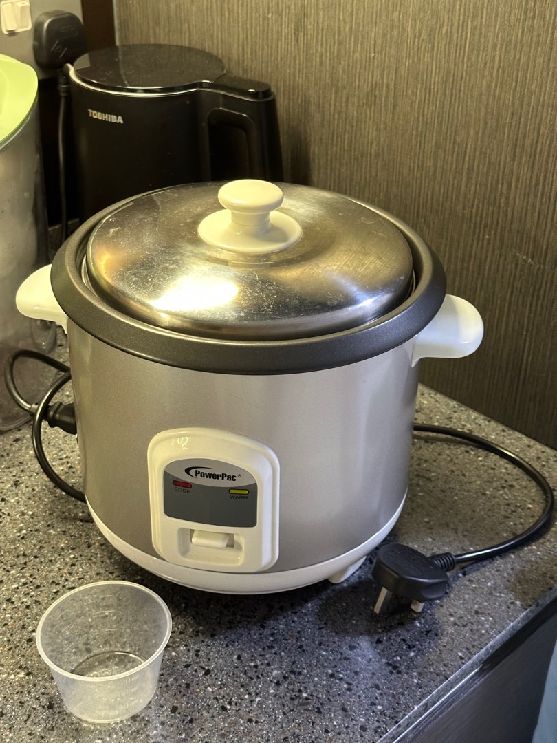 PowerPac Rice Cooker 1.5L with Steamer, TV & Home Appliances, Kitchen ...
