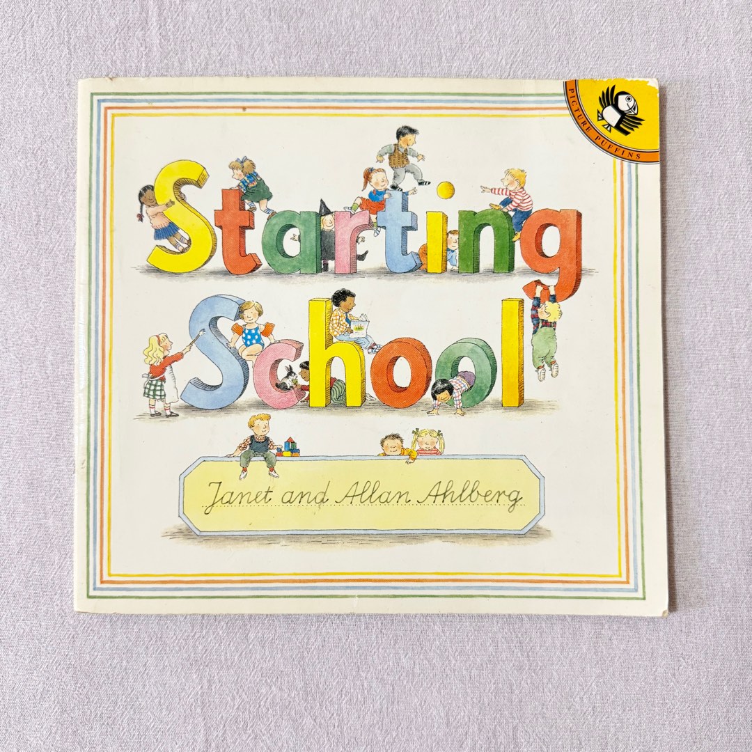 Preloved Starting School by Janet and Ahlberg children picture book kid ...