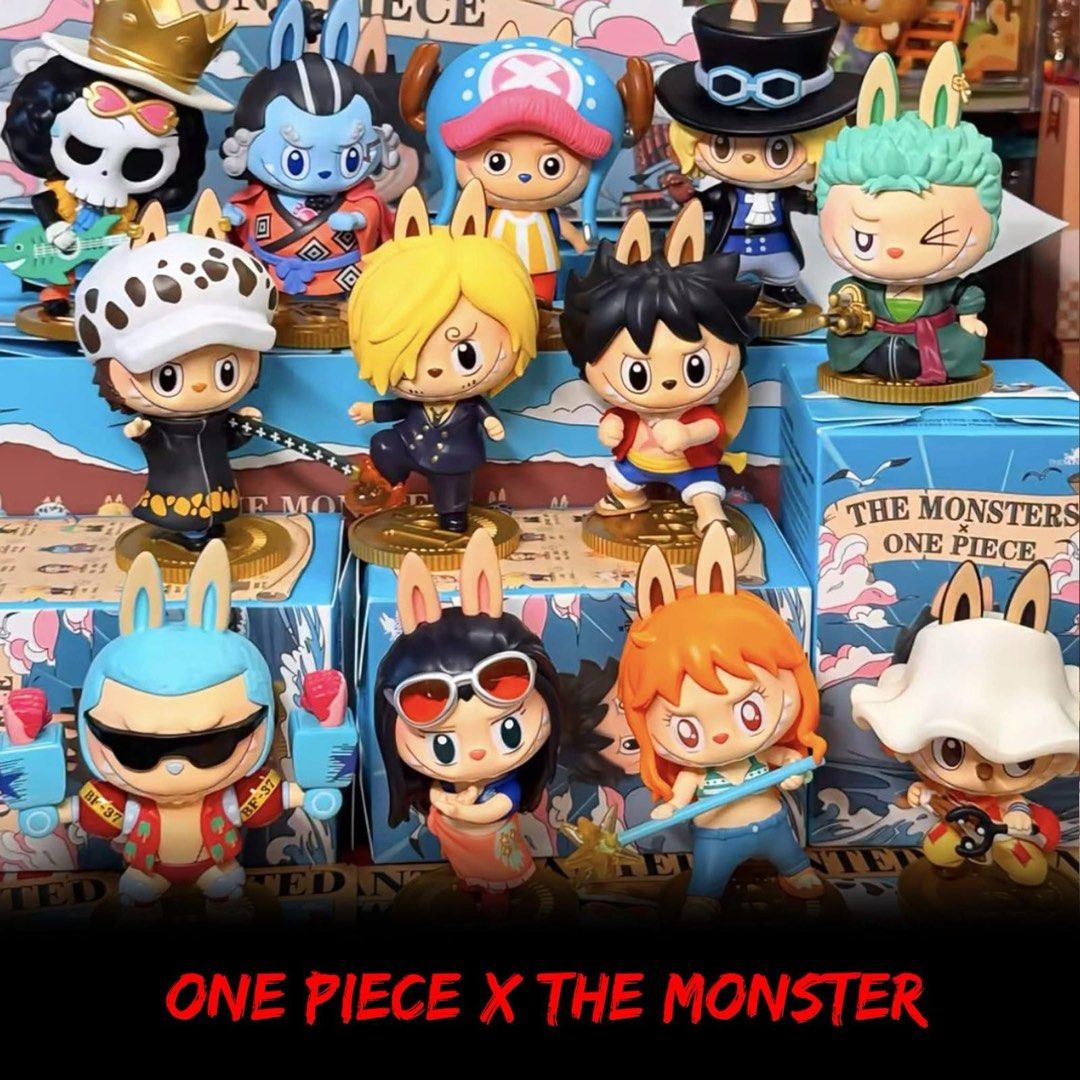 [Pre-order] Pop Mart Labubu The Monsters X One Piece Figurine blind box ...
