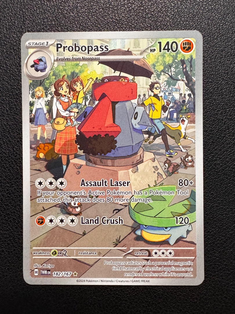 Probopass #182 Pokemon TCG Twilight Masquerade, Hobbies & Toys, Toys ...