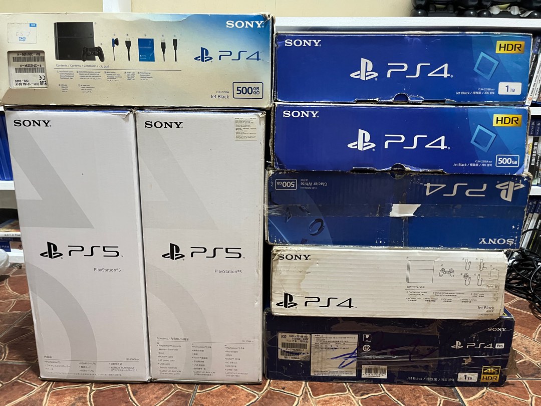 PS4 & PS5 BOXES for sale, Video Gaming, Gaming Accessories, Cases ...