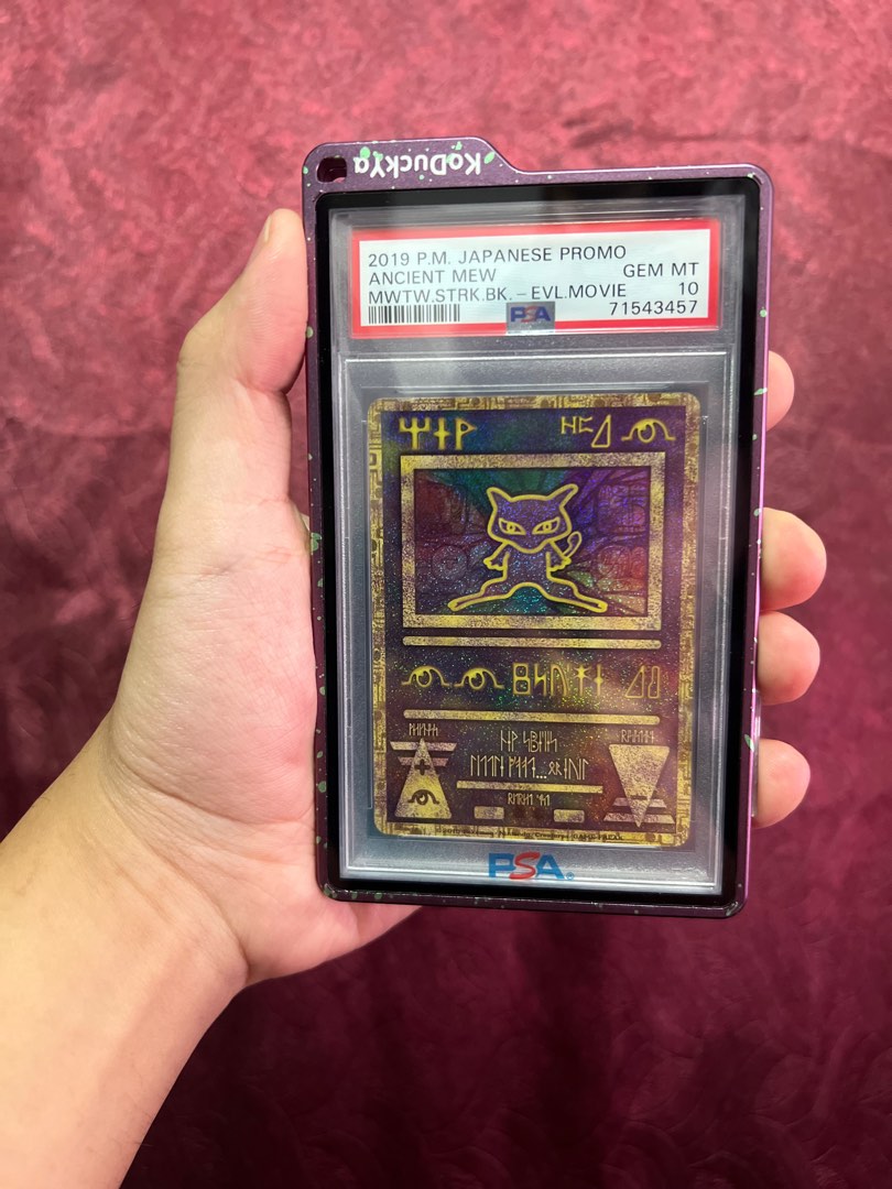 [PSA 10] 2019 POKÉMON ANCIENT MEWO MEWTWO STRIKES BACK EVOLUTION MOVIE ...