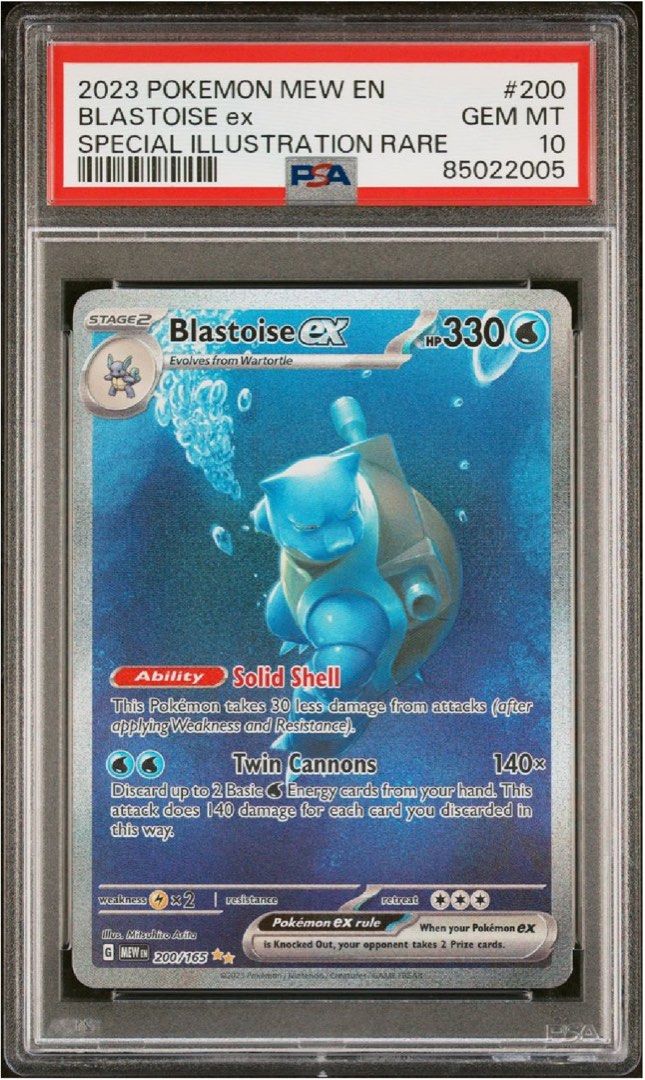 [PSA 10] Blastoise ex SIR #200 - 2023 Pokemon SV 151, Hobbies & Toys ...