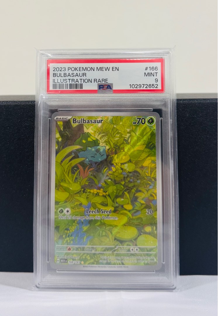 [PSA 9] Bulbasaur 166/165 - Pokemon Scarlet & Violet 151 English Slab ...
