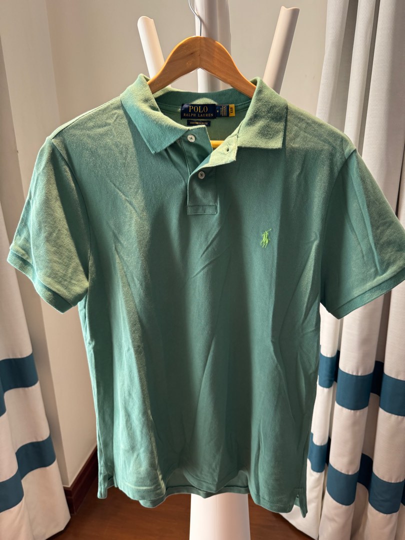 Ralph Lauren Green Polo Shirt, Men's Fashion, Tops & Sets, Tshirts & Polo Shirts on Carousell