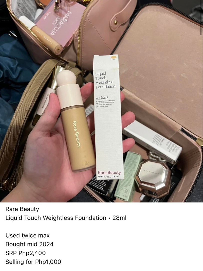 Rare Beauty Liquid Touch Weightless Foundation, Beauty & Personal Care ...