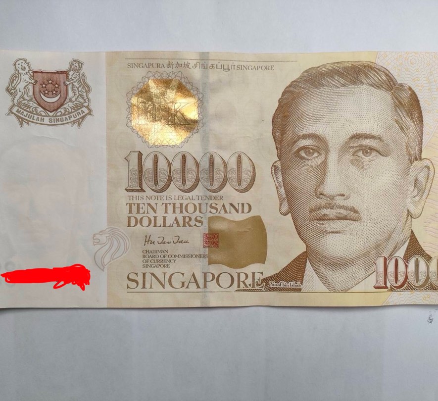 Rare Singapore $10k note, Hobbies & Toys, Memorabilia & Collectibles ...