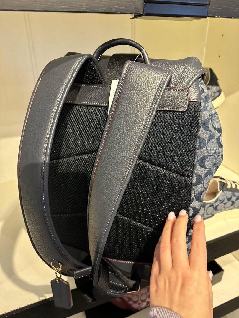 ‼️READY STOCK‼️ Coach Sullivan Backpack in Signature Chambray, Luxury ...