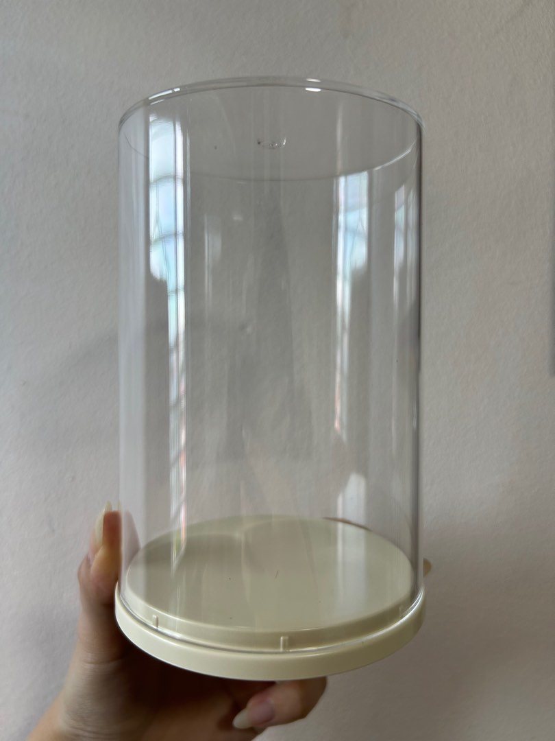 BNIB round display case, Furniture & Home Living, Home Decor ...