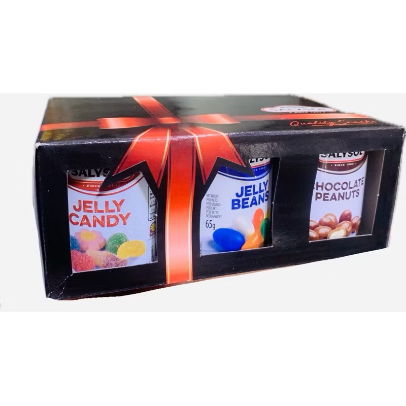 SALYSOL ASSORTED CANDY 5PCS MINI TIN CANS 370G, Food & Drinks, Other ...