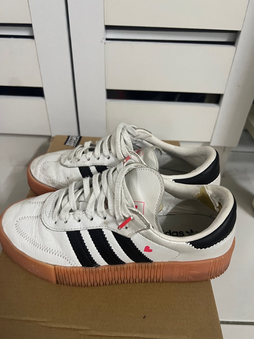 Samba rose valentine edition, Women's Fashion, Footwear, Sneakers on ...