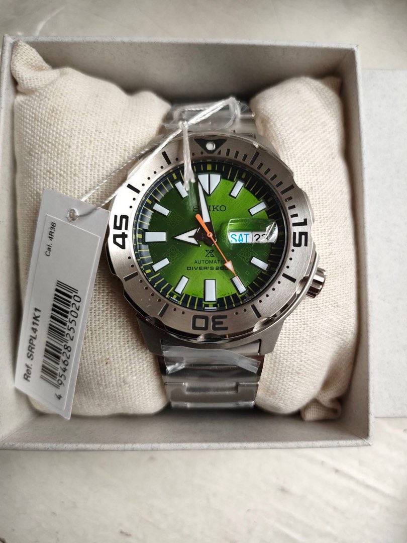 Seiko Prajam Yam SRPL41 SRPL41K1, Men's Fashion, Watches & Accessories ...