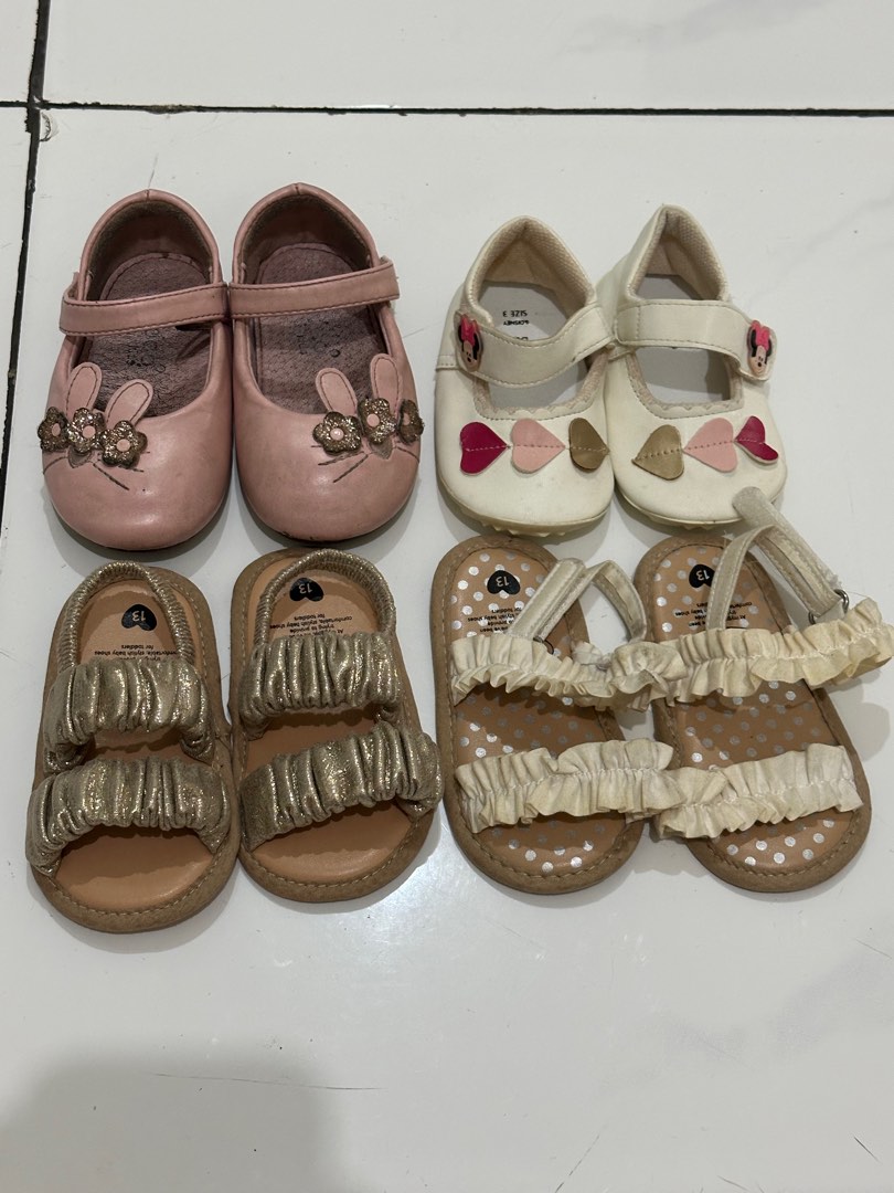 Sepatu Bayi dan Anak Perempuan 4 Pasang Fladeo Disney Mini mouse Detail ...