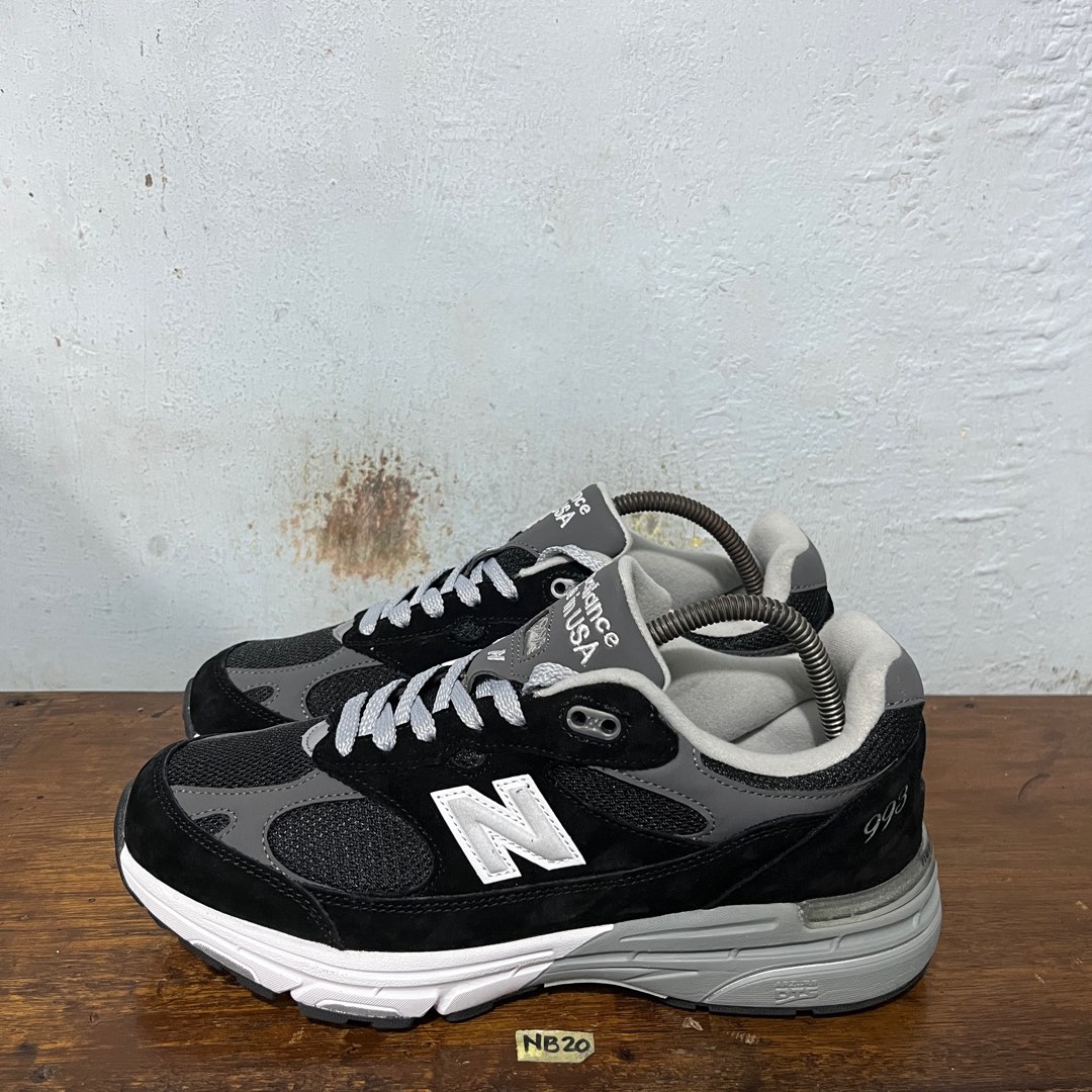 Sepatu second branded new balance 993 black size 42,5, Fesyen Pria ...