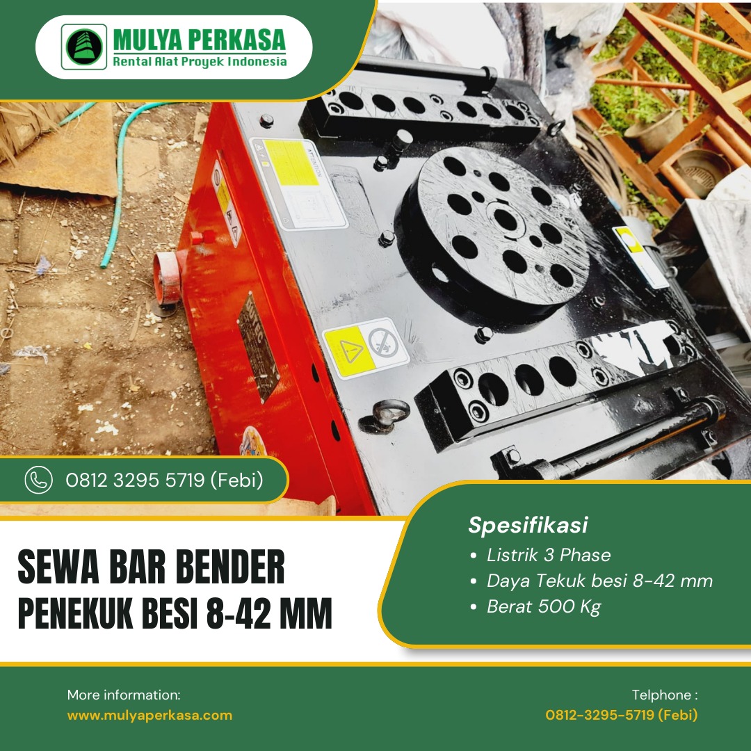 Sewa Bar Bender Dan Bar Cutter Pasaman Barat (Rebar Bending Cutting) Penekuk dan Pemotong Besi ...