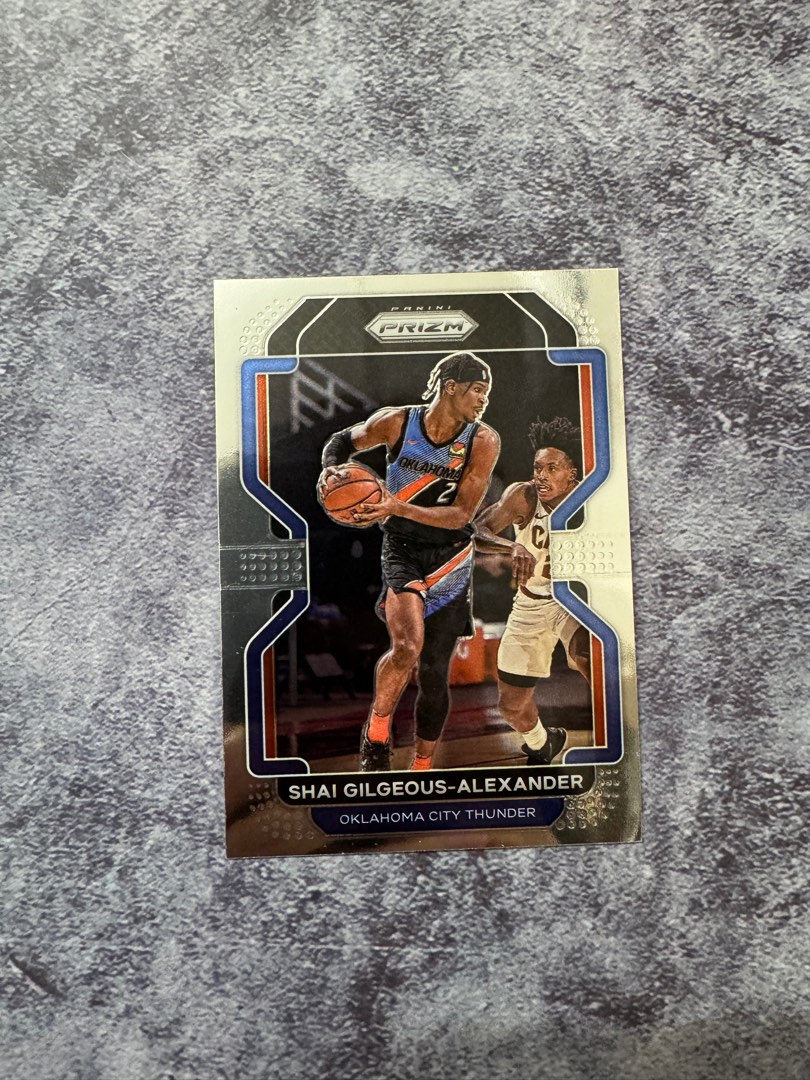 Shai Gilgeous-Alexander 2021 Prizm Oklahoma City Thunder Panini NBA ...