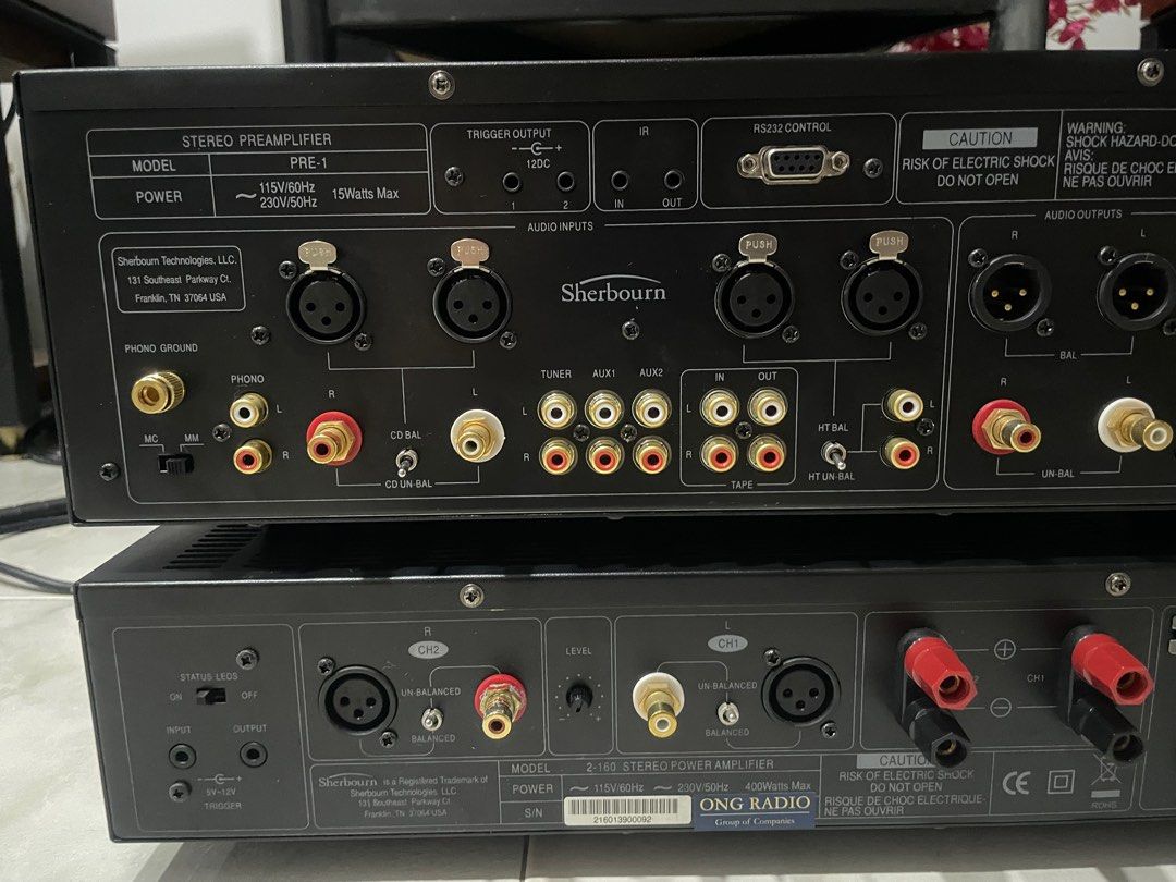 Sherbourn Emotiva Pre and Power Amp | PRE-1 & PA2/160 | Balanced ...