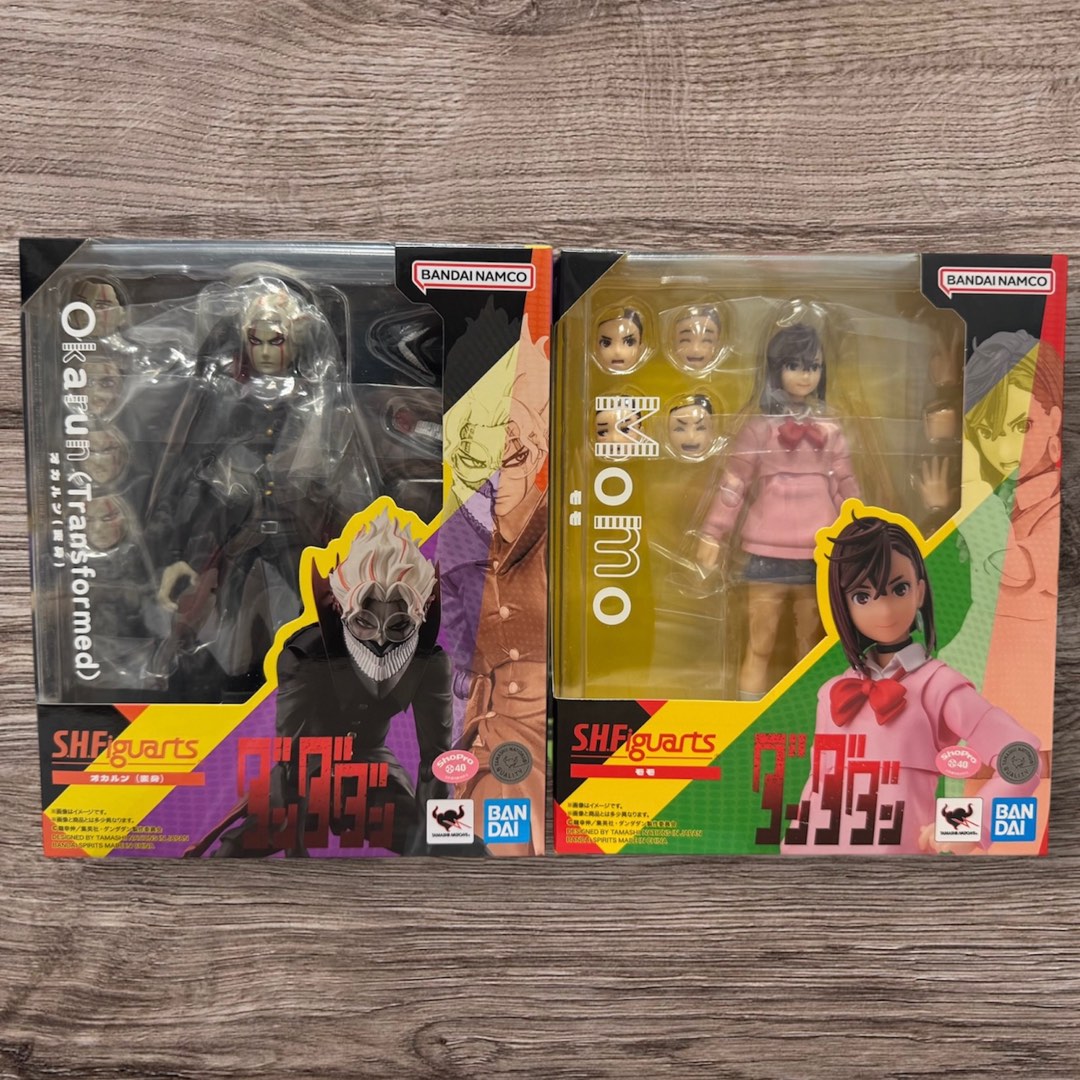 SHF 膽大黨 DAN DA DAN 高倉健 Okarun 綾瀨桃 Momo, 興趣及遊戲, 玩具 & 遊戲類 - Carousell