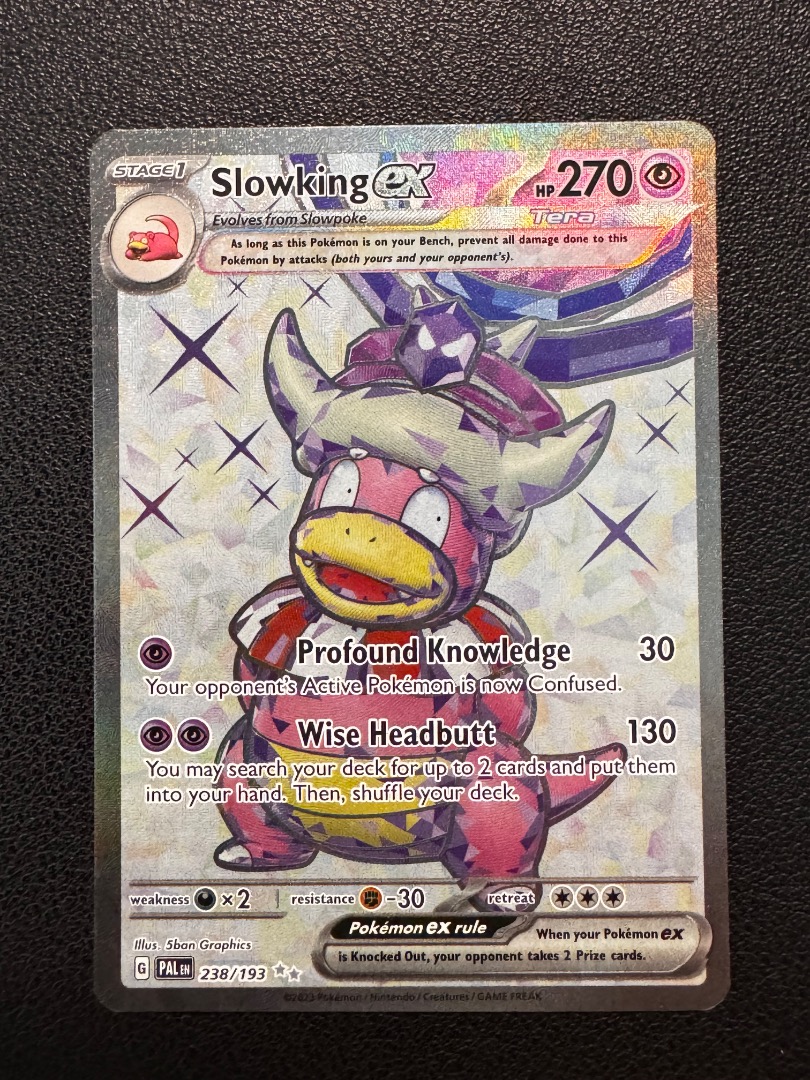 Slowking ex #238 Pokemon TCG Paldea Evolved Card, Hobbies & Toys, Toys ...