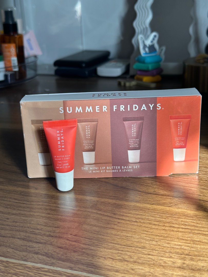 Summer Fridays Mini Lip Butter Balm - Poppy 5G, Beauty & Personal Care ...