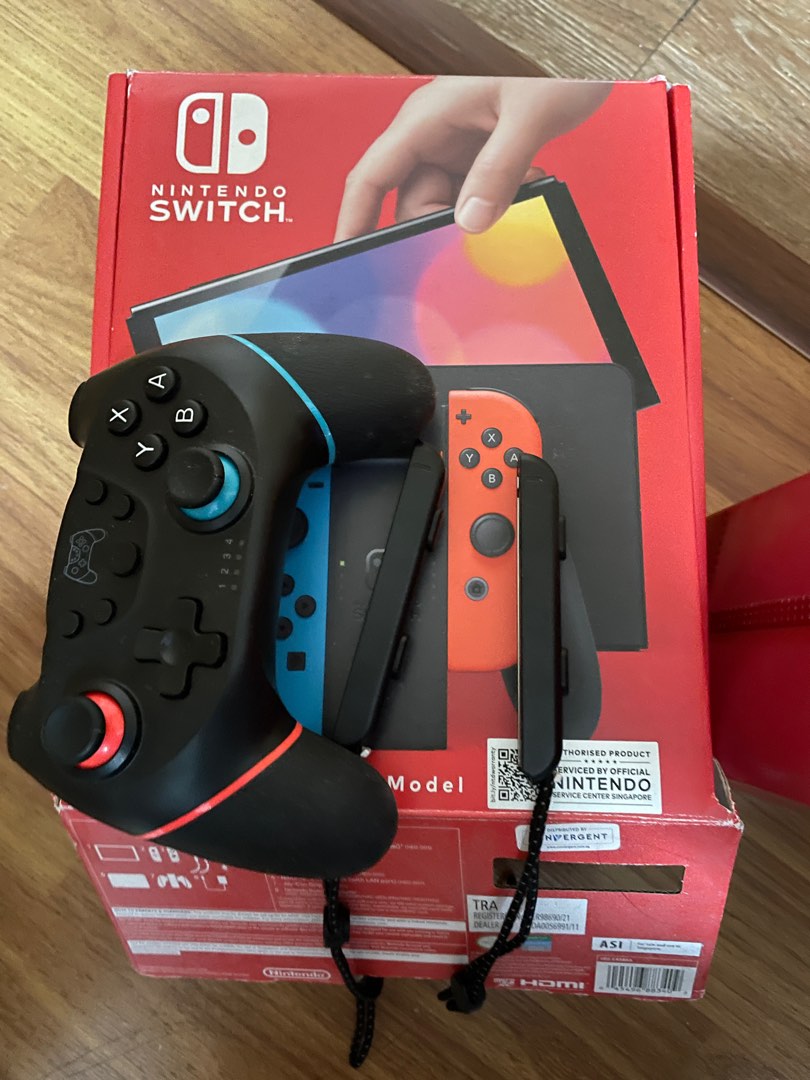 Switch OLED Nintendo-without game disc, Video Gaming, Video Game ...