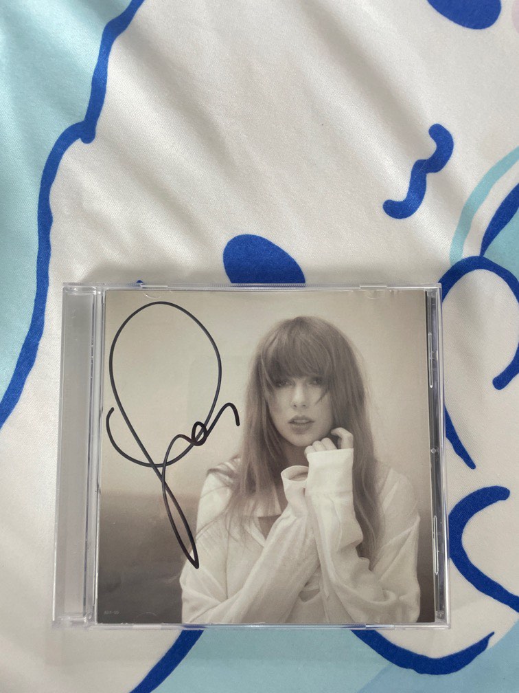 taylor swift signed ttpd cd, Hobbies & Toys, Music & Media, CDs & DVDs ...