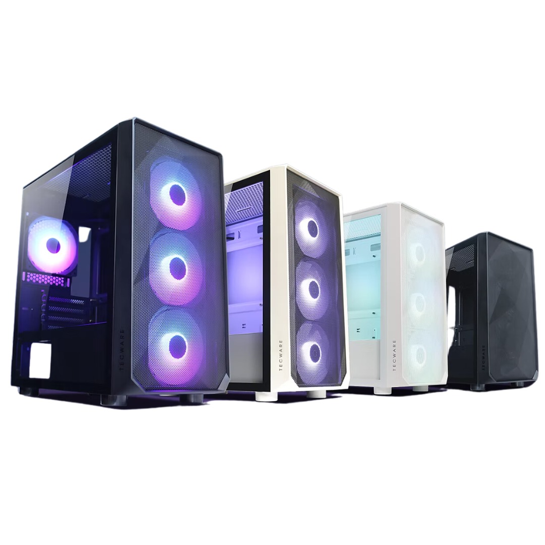 Tecware Forge M/S Cases (ATX & MATX PC Case, Black & White Available ...