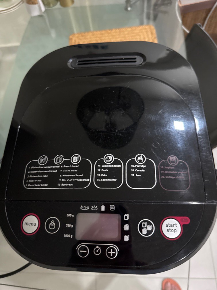 Tefal pain & delices bread maker, TV & Home Appliances, Kitchen ...