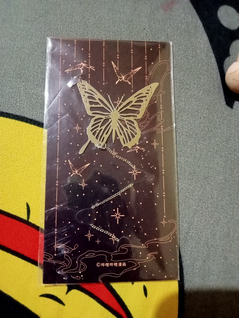 tgcf / heaven officials blessing Silver butterfly metal bookmark ...