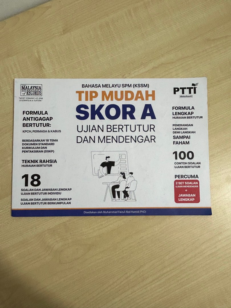 Tips Mudah Skor A Ujian Bertutur dan Mendengar, Hobbies & Toys, Books ...
