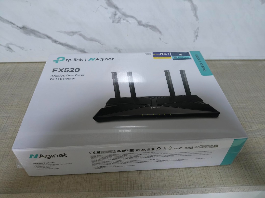 TP-Link EX520 AX3000 Dual Band Wi-Fi 6 Router, Computers & Tech, Parts ...
