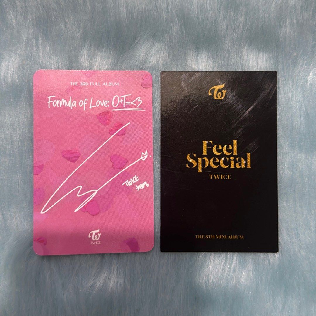 TWICE CHAEYOUNG FORMULA OF LOVE FOL SPECS FSFEEL SPECIAL OFFICIAL PHOTOCARD PC SET, Hobbies ...