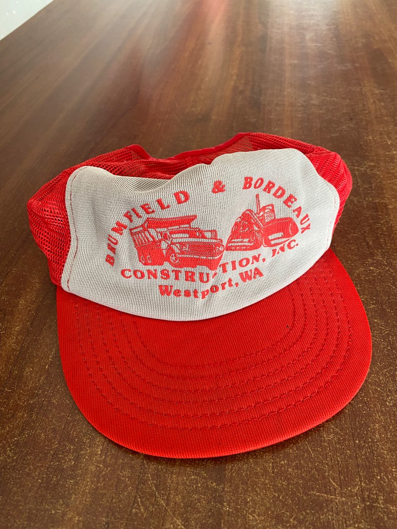 Vintage Cap Trucker 80s Made In Usa, Men's Fashion, Watches & Accessories, Cap & Hats on Carousell