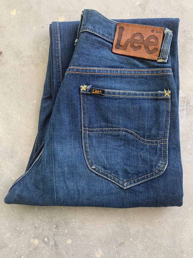 Vintage lee union made, Men's Fashion, Bottoms, Jeans on Carousell