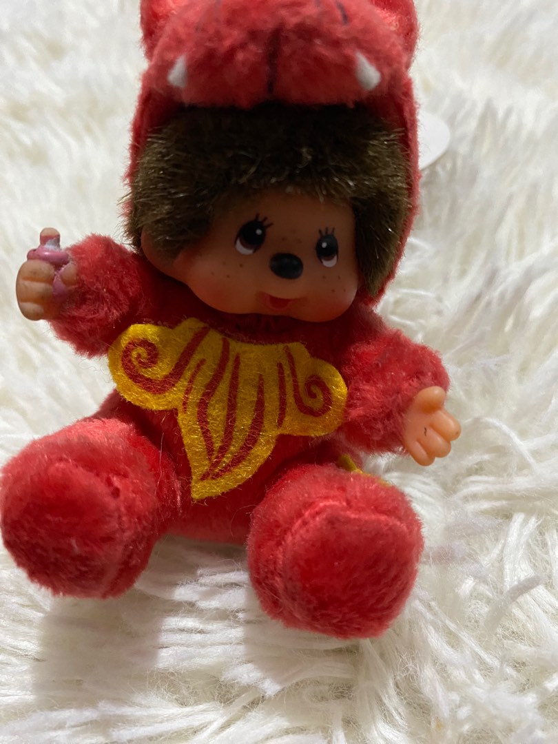 Vintage Monchichi Doll in Red Dragon Costume, Hobbies & Toys, Toys ...
