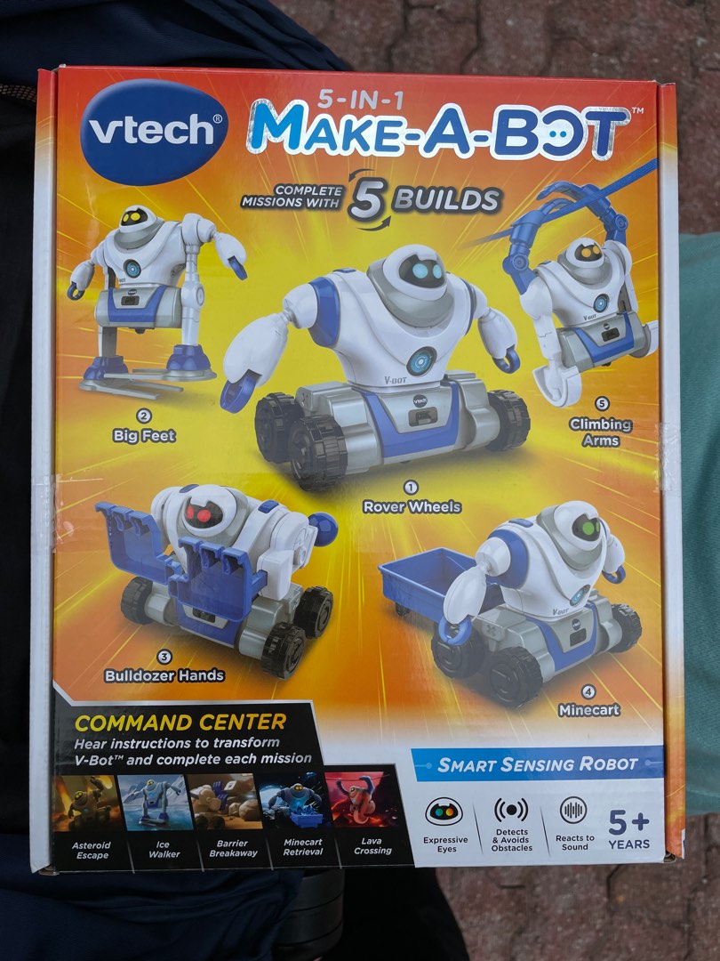 VTech Make-A-Bot, 興趣及遊戲, 玩具 & 遊戲類 - Carousell