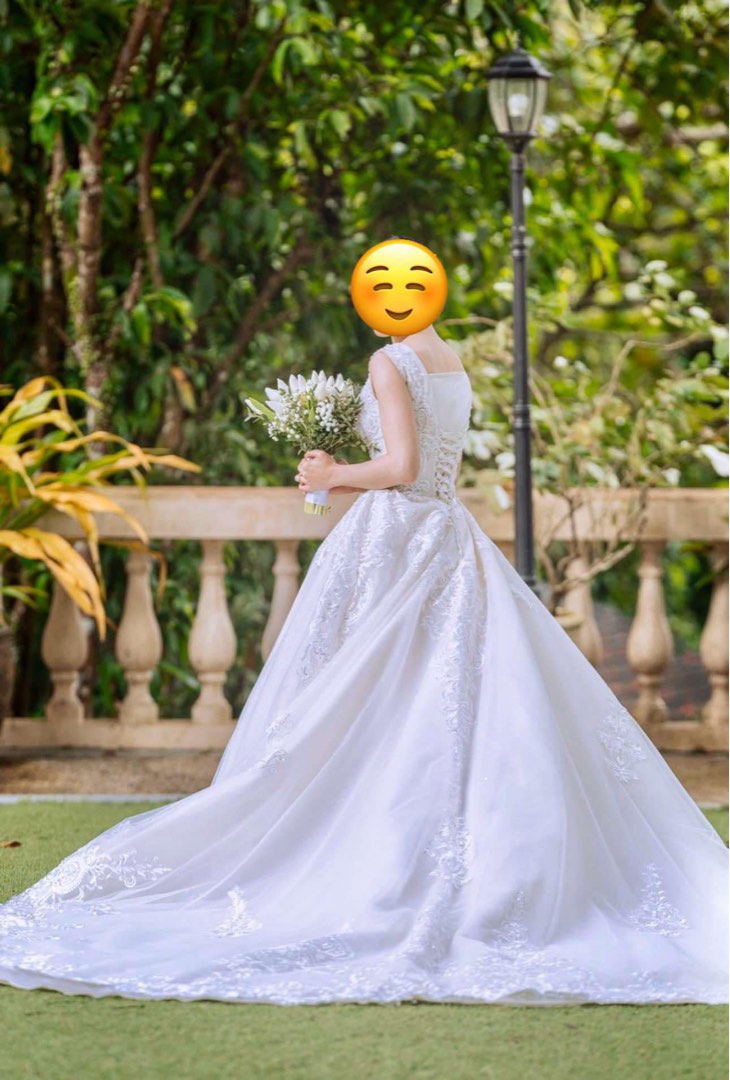 Wedding Gown, reception gown, wedding robe and inner, Women's Fashion ...